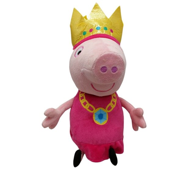 Jazwares | Toys | Peppa Pig Princess N Oink Talking Plush Doll Toy ...